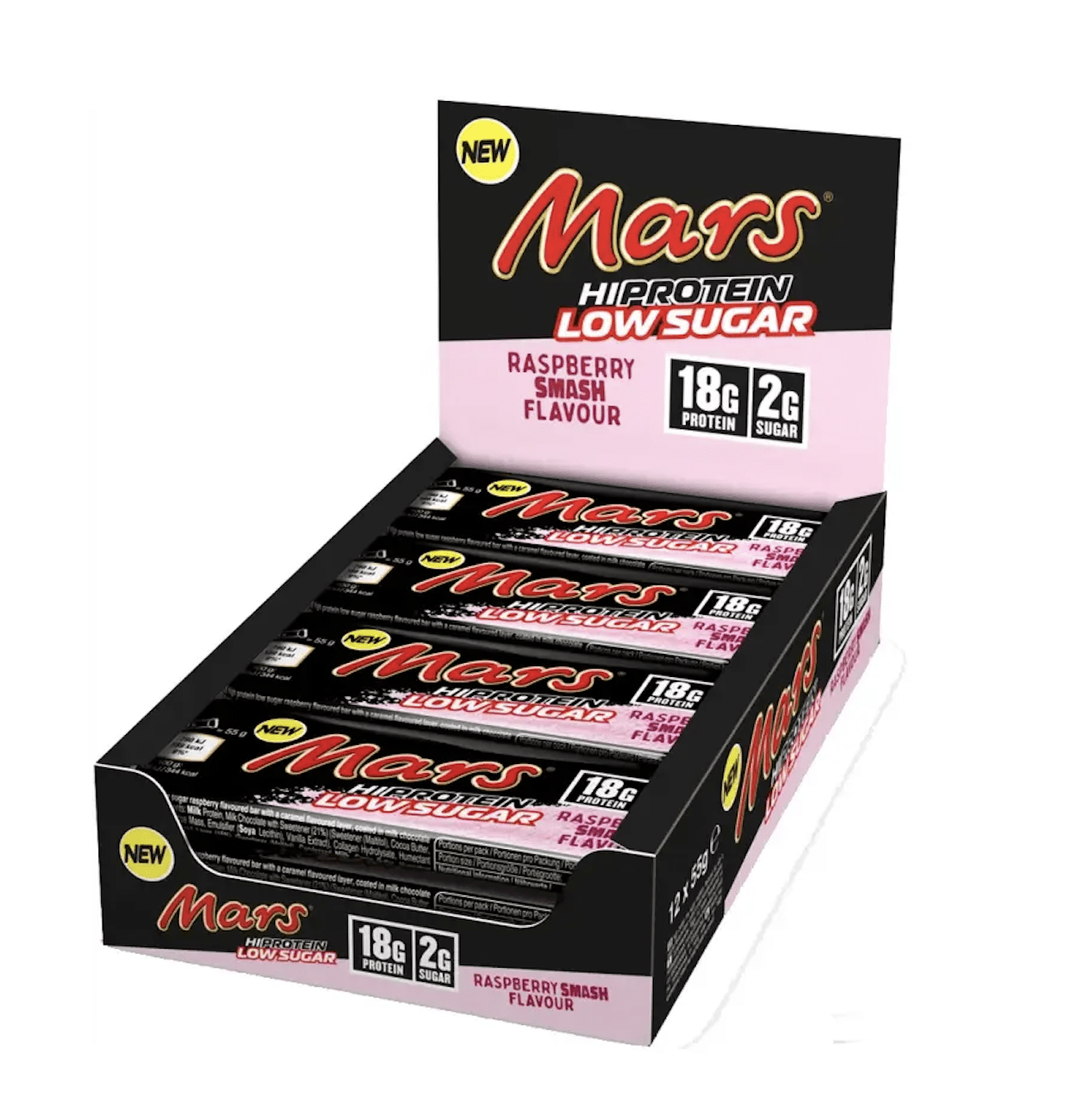 MARS LOW SUGAR HIGH PROTEIN BAR - RASPBERRY SMASH - Profitness la ...